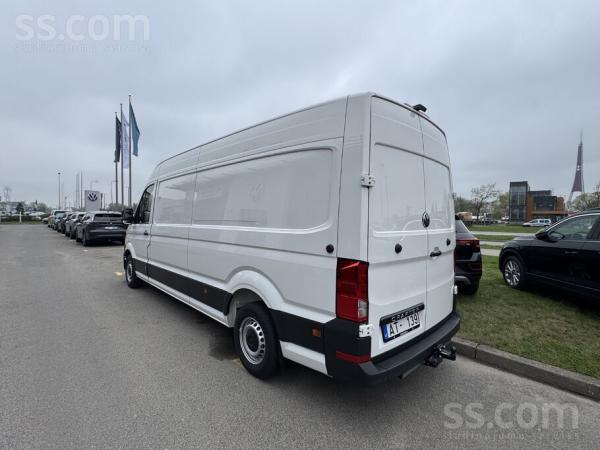 White Volkswagen Crafter 2025 in Riga, with an engine capacity of 2.00 L and mileage of 32 thousand km for 49900 €, photo 3 on AUTOMOTO.COM.LV