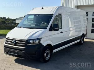 White Volkswagen Crafter 2026 in Tukums, with an engine capacity of 2.00 L and mileage of 8 thousand km for 42000 €, photo  on AUTOMOTO.COM.LV