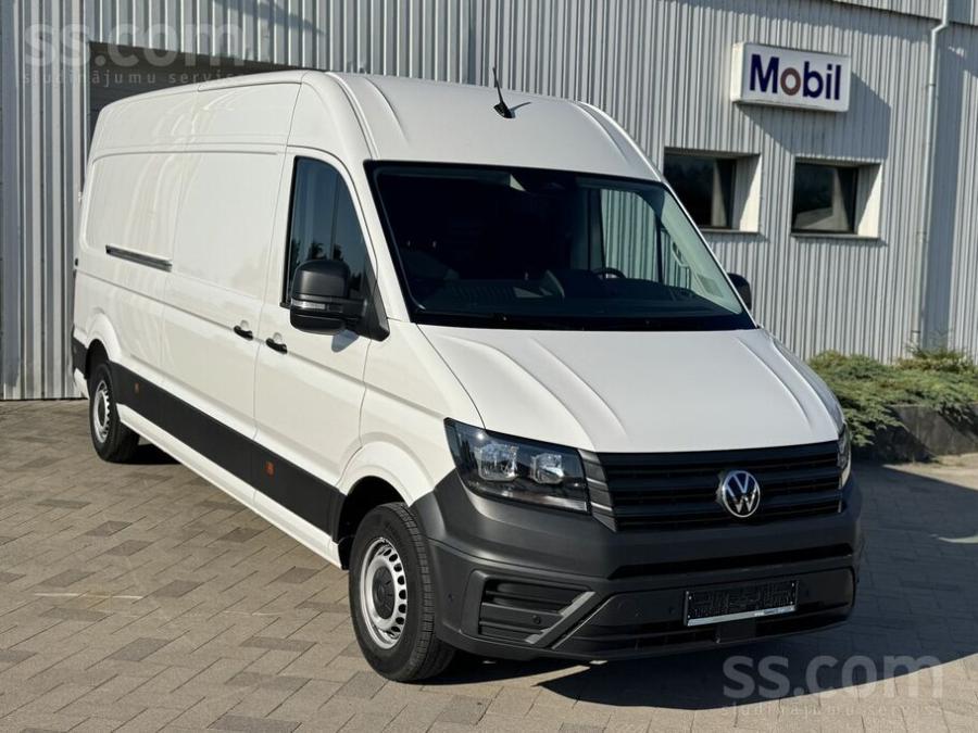 White Volkswagen Crafter 2026 in Tukums, with an engine capacity of 2.00 L and mileage of 8 thousand km for 42000 €, photo 3 on AUTOMOTO.COM.LV