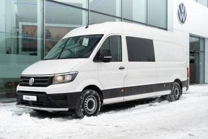 White Volkswagen Crafter 2019 in Vilnius, with an engine capacity of 2.00 L and mileage of 139 thousand km for 24950 €, photo  on AUTOMOTO.COM.LV