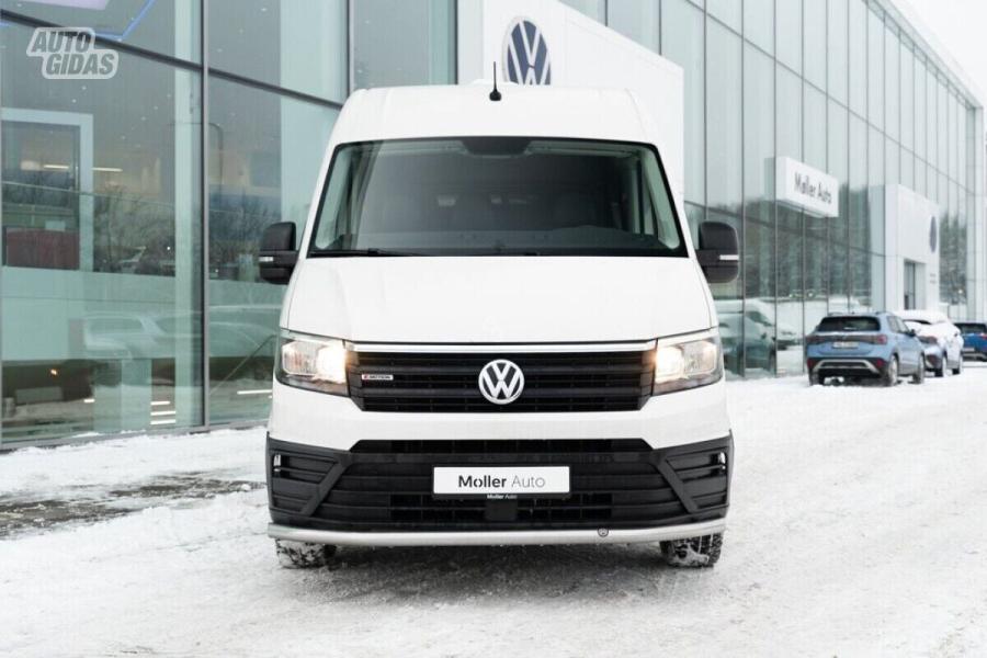 White Volkswagen Crafter 2019 in Vilnius, with an engine capacity of 2.00 L and mileage of 139 thousand km for 24950 €, photo 8 on AUTOMOTO.COM.LV