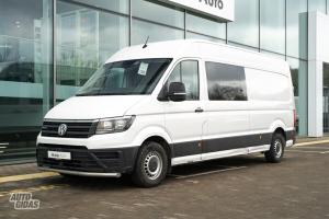 White Volkswagen Crafter 2019 in Vilnius, with an engine capacity of 2.00 L and mileage of 285 thousand km for 15950 €, photo  on AUTOMOTO.COM.LV