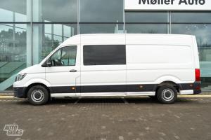 White Volkswagen Crafter 2019 in Vilnius, with an engine capacity of 2.00 L and mileage of 285 thousand km for 15950 €, photo 2 on AUTOMOTO.COM.LV