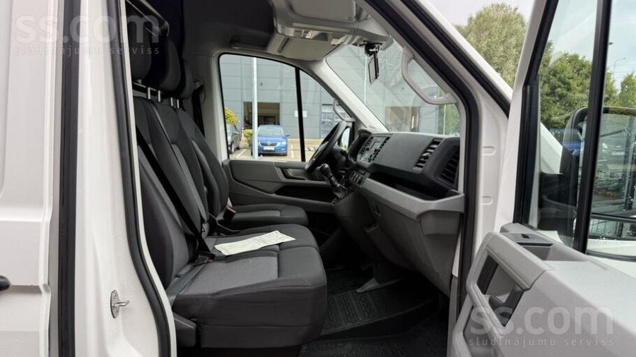 White Volkswagen Crafter 2021 in Riga, with an engine capacity of 2.00 L and mileage of 118 thousand km for 16500 €, photo 18 on AUTOMOTO.COM.LV