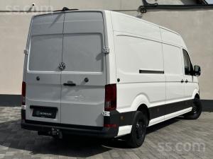 White Volkswagen Crafter 2024 in Riga, with an engine capacity of 2.00 L and mileage of 40 thousand km for 56950 €, photo 5 on AUTOMOTO.COM.LV