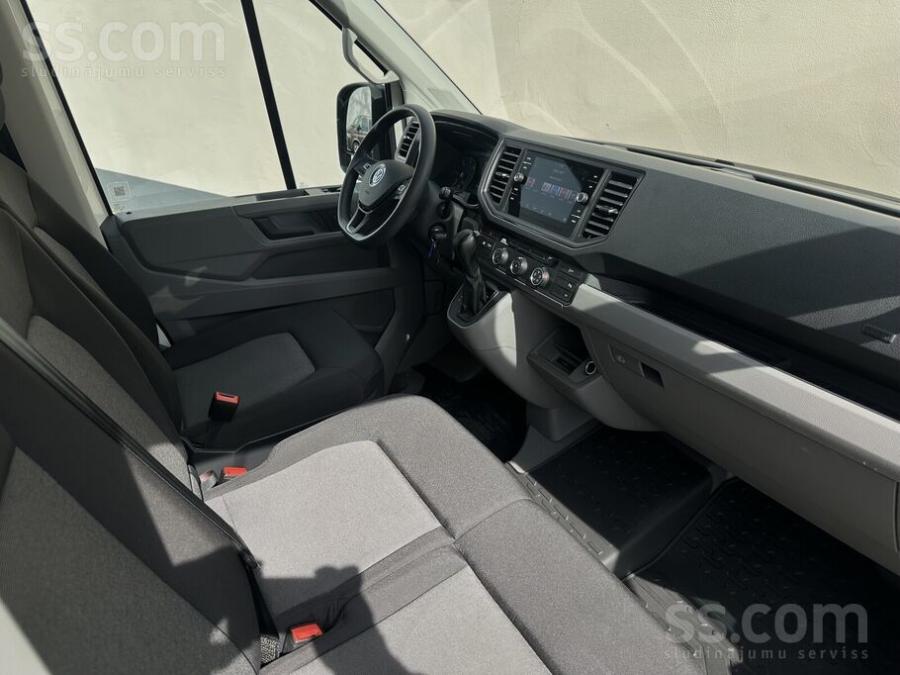 White Volkswagen Crafter 2024 in Riga, with an engine capacity of 2.00 L and mileage of 40 thousand km for 56950 €, photo 20 on AUTOMOTO.COM.LV