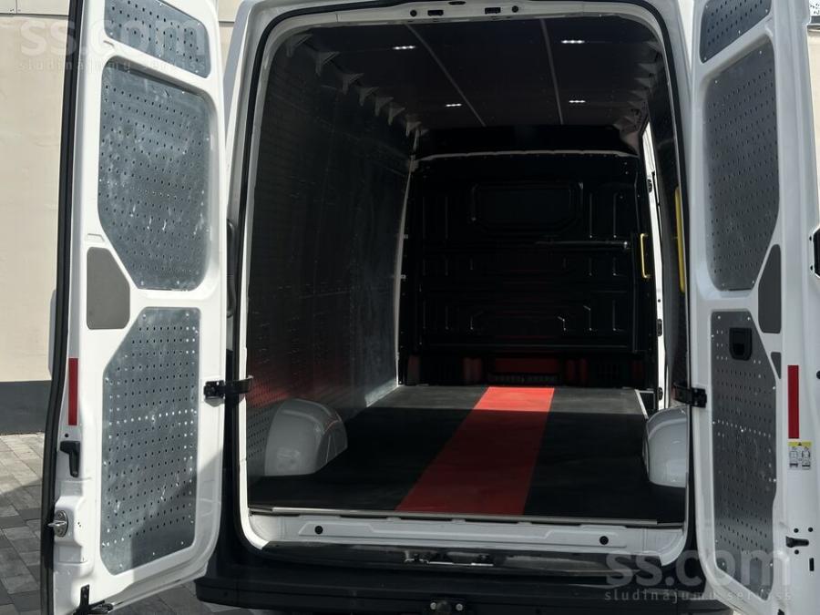 White Volkswagen Crafter 2024 in Riga, with an engine capacity of 2.00 L and mileage of 40 thousand km for 56950 €, photo 22 on AUTOMOTO.COM.LV