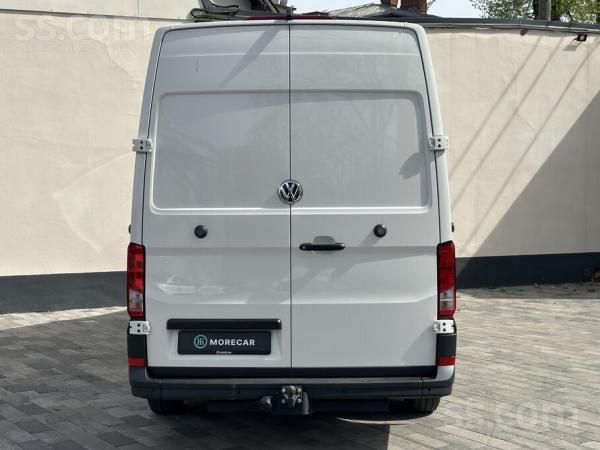 White Volkswagen Crafter 2024 in Riga, with an engine capacity of 2.00 L and mileage of 40 thousand km for 53950 €, photo 5 on AUTOMOTO.COM.LV