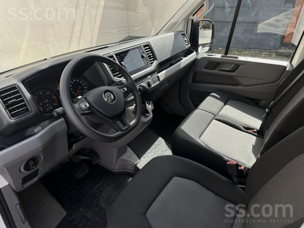 White Volkswagen Crafter 2024 in Riga, with an engine capacity of 2.00 L and mileage of 40 thousand km for 53950 €, photo 7 on AUTOMOTO.COM.LV