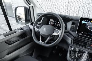White Volkswagen Crafter 2025 in Riga, with an engine capacity of 2.00 L and mileage of 15 thousand km for 39900 €, photo 9 on AUTOMOTO.COM.LV