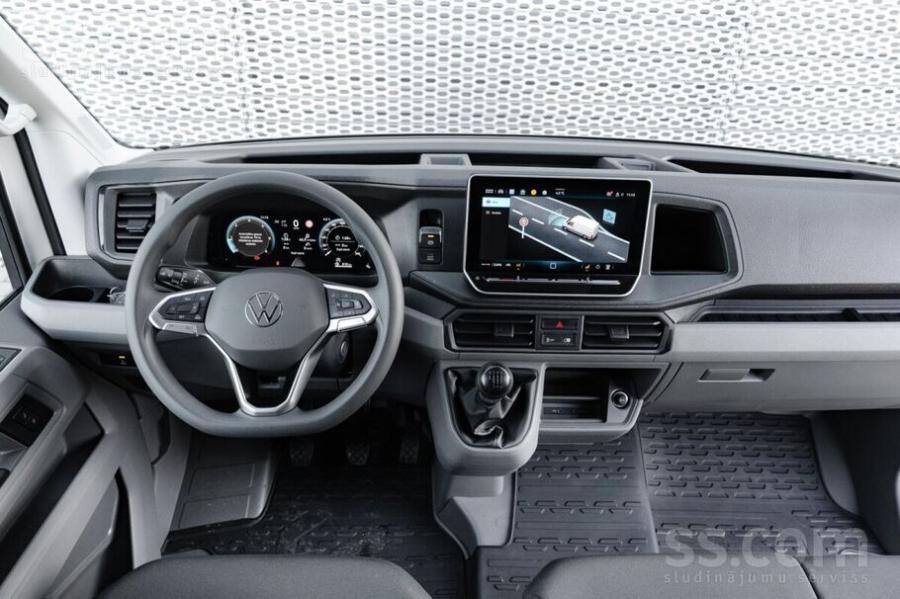 White Volkswagen Crafter 2025 in Riga, with an engine capacity of 2.00 L and mileage of 15 thousand km for 39900 €, photo 10 on AUTOMOTO.COM.LV