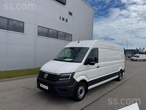 White Volkswagen Crafter 2020 in Riga, with an engine capacity of 2.00 L and mileage of 130 thousand km for 17500 €, photo 2 on AUTOMOTO.COM.LV