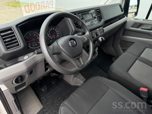 White Volkswagen Crafter 2020 in Riga, with an engine capacity of 2.00 L and mileage of 130 thousand km for 17500 €, photo 10 on AUTOMOTO.COM.LV