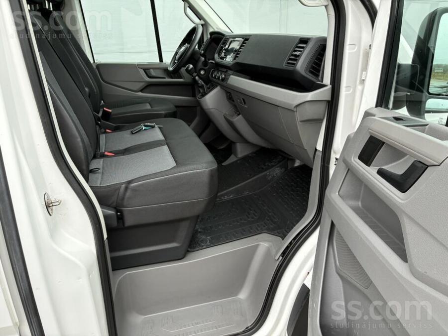 White Volkswagen Crafter 2022 in Riga, with an engine capacity of 2.00 L and mileage of 311 thousand km for 13500 €, photo 16 on AUTOMOTO.COM.LV