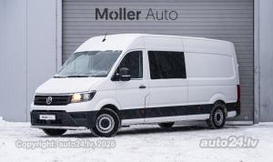 White Volkswagen Crafter 2019 in Jelgava, with an engine capacity of 2.00 L and mileage of 292 thousand km for 16909 €, photo  on AUTOMOTO.COM.LV