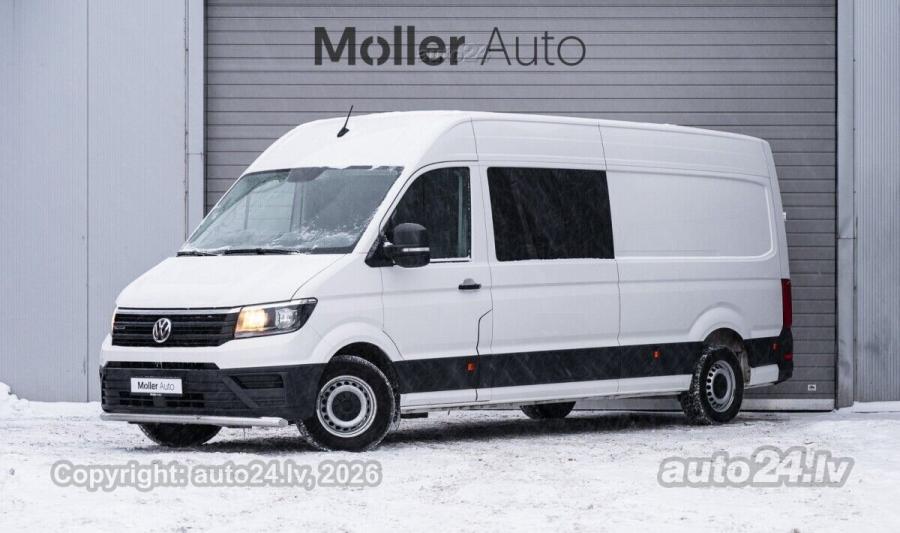 White Volkswagen Crafter 2019 in Jelgava, with an engine capacity of 2.00 L and mileage of 292 thousand km for 16909 €, photo 1 on AUTOMOTO.COM.LV