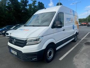 White Volkswagen Crafter 2022 in Peetri, with an engine capacity of 0.10 L and mileage of 48 thousand km for 12750 €, photo  on AUTOMOTO.COM.LV