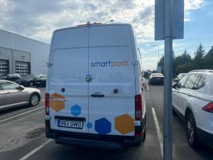 White Volkswagen Crafter 2022 in Peetri, with an engine capacity of 0.10 L and mileage of 48 thousand km for 12750 €, photo 5 on AUTOMOTO.COM.LV