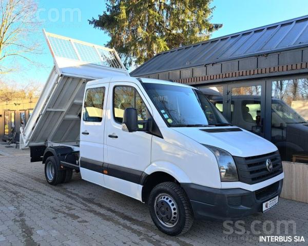 White Volkswagen Crafter 2015 in Riga, with an engine capacity of 2.00 L and mileage of 0 thousand km for 21659 €, photo 1 on AUTOMOTO.COM.LV
