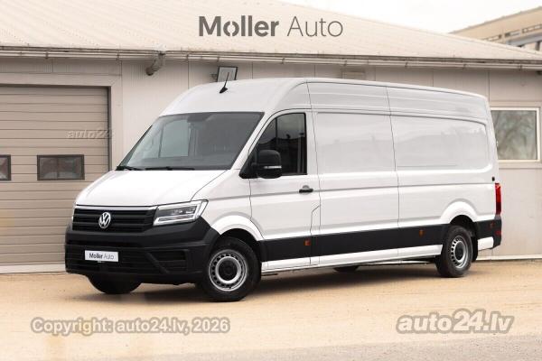 White Volkswagen Crafter 2020 in Jelgava, with an engine capacity of 2.00 L and mileage of 199 thousand km for 20393 €, photo 2 on AUTOMOTO.COM.LV