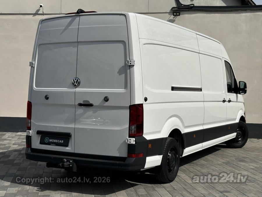 White Volkswagen Crafter 2024 in Riga, with an engine capacity of 2.00 L and mileage of 40 thousand km for 60450 €, photo 5 on AUTOMOTO.COM.LV