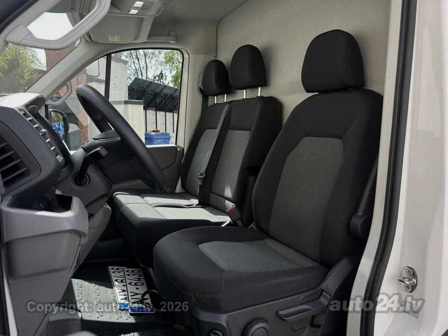 White Volkswagen Crafter 2024 in Riga, with an engine capacity of 2.00 L and mileage of 40 thousand km for 60450 €, photo 9 on AUTOMOTO.COM.LV