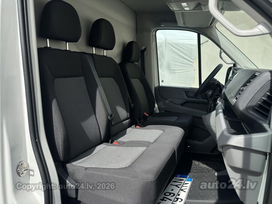 White Volkswagen Crafter 2024 in Riga, with an engine capacity of 2.00 L and mileage of 40 thousand km for 60450 €, photo 19 on AUTOMOTO.COM.LV