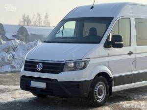 White Volkswagen Crafter 2019 in Taurage, with an engine capacity of 2.00 L and mileage of 883 thousand km for 10600 €, photo 2 on AUTOMOTO.COM.LV