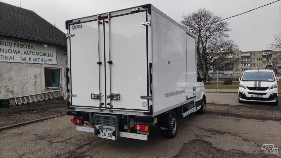 White Volkswagen Crafter 2019 in Klaipeda, with an engine capacity of 2.00 L and mileage of 250 thousand km for 22615 €, photo 4 on AUTOMOTO.COM.LV