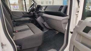 White Volkswagen Crafter 2019 in Klaipeda, with an engine capacity of 2.00 L and mileage of 250 thousand km for 22615 €, photo 25 on AUTOMOTO.COM.LV