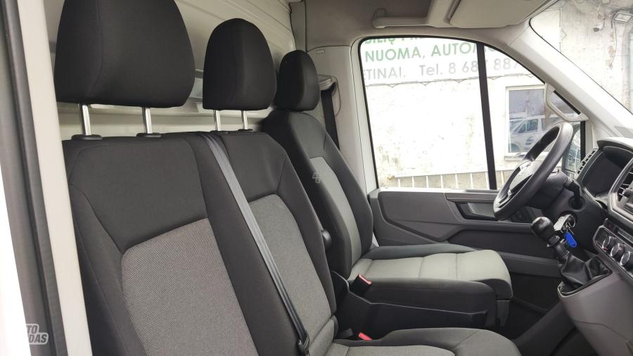 White Volkswagen Crafter 2019 in Klaipeda, with an engine capacity of 2.00 L and mileage of 250 thousand km for 22615 €, photo 28 on AUTOMOTO.COM.LV