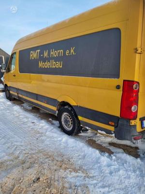 Yellow Volkswagen Crafter 2008 in Alytus, with an engine capacity of 2.46 L and mileage of 228 thousand km for 5200 €, photo  on AUTOMOTO.COM.LV