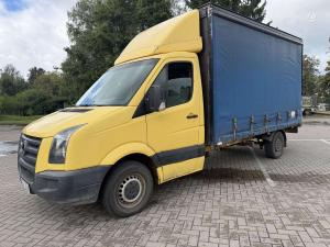 Yellow Volkswagen Crafter 2008 in Vilnius, with an engine capacity of 2.46 L and mileage of 400 thousand km for 7777 €, photo  on AUTOMOTO.COM.LV