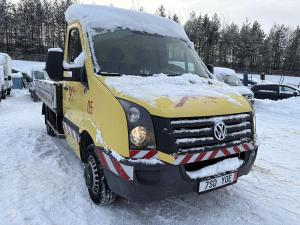 Yellow Volkswagen Crafter 2014 in Vilnius, with an engine capacity of 2.00 L and mileage of 340 thousand km for 5999 €, photo 2 on AUTOMOTO.COM.LV