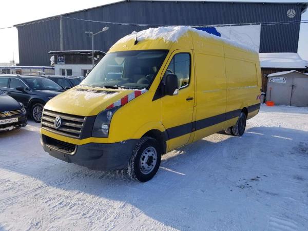 Dzeltens Volkswagen Crafter 2015 Kauņa, ar dzinēja tilpumu 1.97 L un nobraukumu 168 tūkst. km par 11919 €, foto 2 vietnē AUTOMOTO.COM.LV