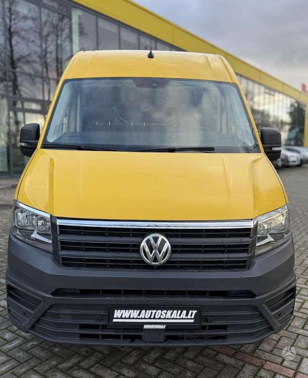 Yellow Volkswagen Crafter 2022 in Klaipeda, with an engine capacity of 1.97 L and mileage of 192 thousand km for 21500 €, photo 2 on AUTOMOTO.COM.LV