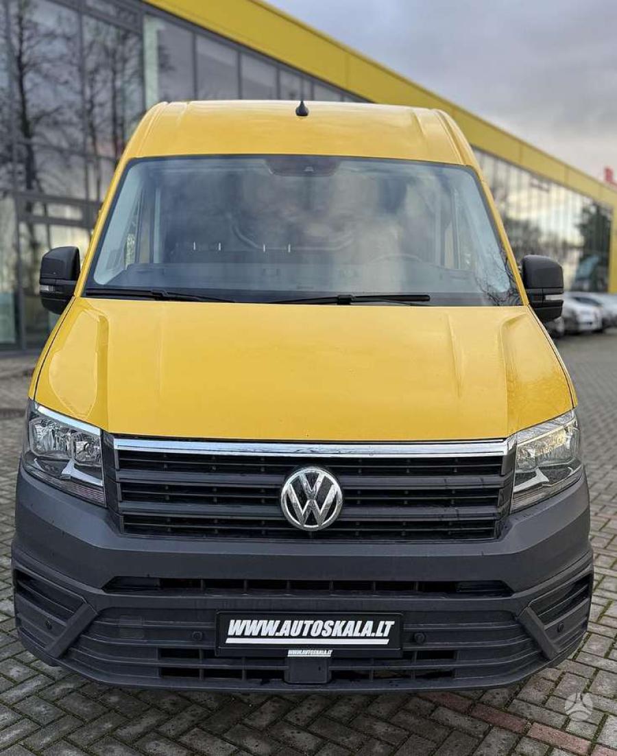 Yellow Volkswagen Crafter 2022 in Klaipeda, with an engine capacity of 1.97 L and mileage of 192 thousand km for 21500 €, photo 2 on AUTOMOTO.COM.LV