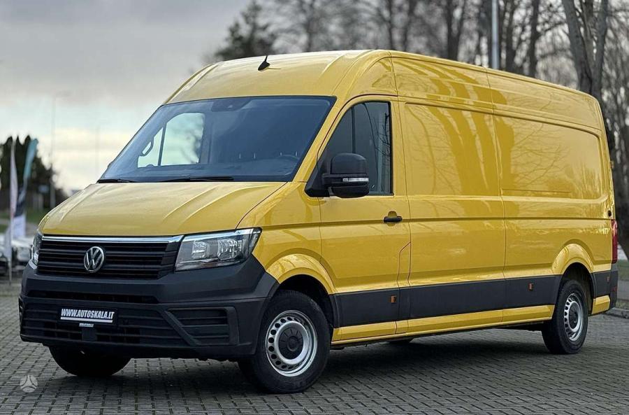 Yellow Volkswagen Crafter 2022 in Klaipeda, with an engine capacity of 1.97 L and mileage of 192 thousand km for 21500 €, photo 18 on AUTOMOTO.COM.LV