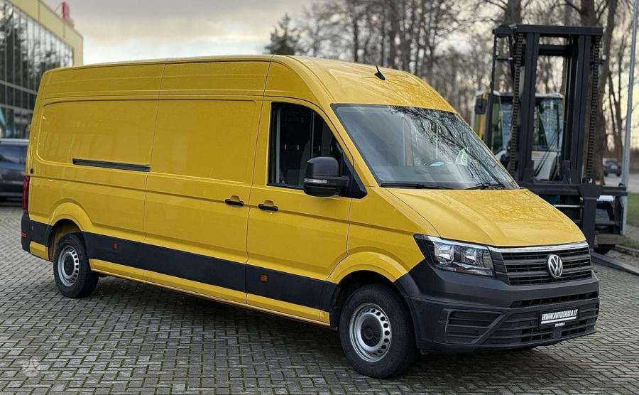 Yellow Volkswagen Crafter 2022 in Klaipeda, with an engine capacity of 1.97 L and mileage of 192 thousand km for 21500 €, photo 24 on AUTOMOTO.COM.LV