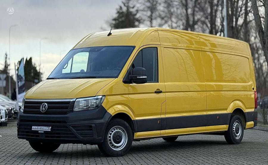 Yellow Volkswagen Crafter 2022 in Klaipeda, with an engine capacity of 1.97 L and mileage of 192 thousand km for 21500 €, photo 33 on AUTOMOTO.COM.LV