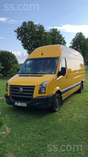 Yellow Volkswagen Crafter 2007 in Valmiera, with an engine capacity of 2.50 L and mileage of 357 thousand km for 3850 €, photo  on AUTOMOTO.COM.LV