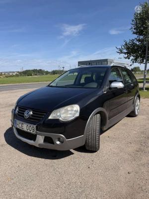 Melns Volkswagen cross-polo 2006 Švenčionys, ar dzinēja tilpumu 1.39 L un nobraukumu 156 tūkst. km par 2100 €, foto  vietnē AUTOMOTO.COM.LV