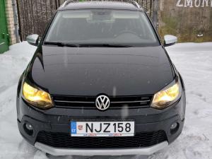Black Volkswagen cross-polo 2012 in Jonava, with an engine capacity of 1.60 L and mileage of 350 thousand km for 3500 €, photo  on AUTOMOTO.COM.LV