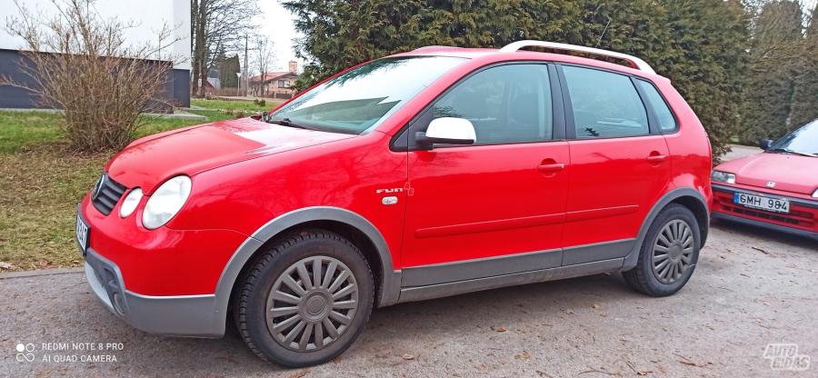 Volkswagen cross-polo 2004 in Kaunas, with an engine capacity of 1.40 L and mileage of 168 thousand km for 1350 €, photo 12 on AUTOMOTO.COM.LV