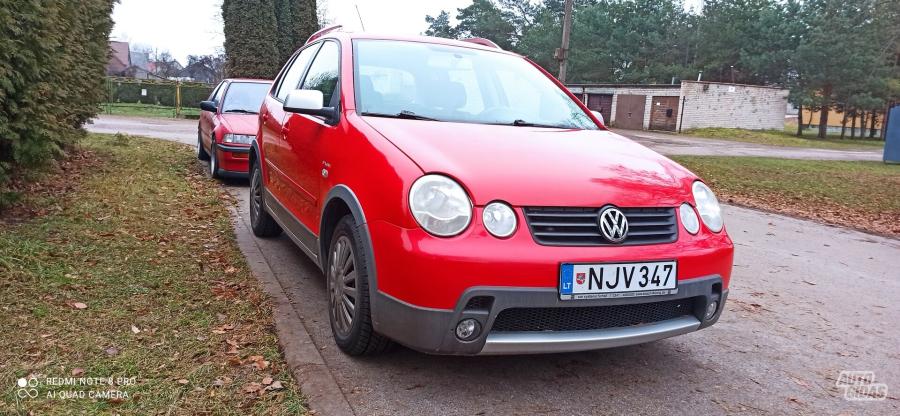 Volkswagen cross-polo 2004 Kauņa, ar dzinēja tilpumu 1.40 L un nobraukumu 185 tūkst. km par 1350 €, foto 6 vietnē AUTOMOTO.COM.LV