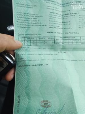 Фольксваген Кросс Поло 2007 в Вильнюс, объемом двигателя 1.90 л и пробегом 280 тыс. км за 950 €, фото 11 на AUTOMOTO.COM.LV