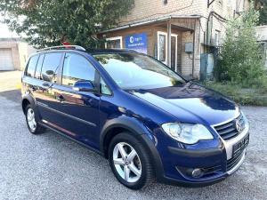 Zils Volkswagen cross-touran 2007 Utena, ar dzinēja tilpumu 2.00 L un nobraukumu 292 tūkst. km par 3450 €, foto  vietnē AUTOMOTO.COM.LV