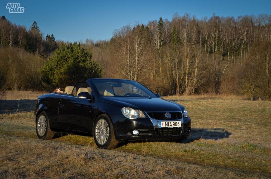 Melns Volkswagen Eos 2006 Kauņa, ar dzinēja tilpumu 2.00 L un nobraukumu 323 tūkst. km par 3799 €, foto 7 vietnē AUTOMOTO.COM.LV