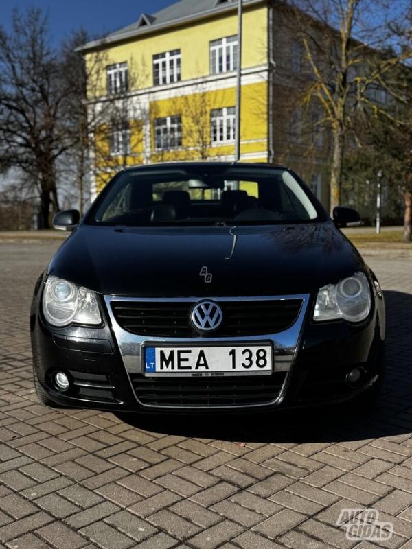 Melns Volkswagen Eos 2006 Marijampole, ar dzinēja tilpumu 2.00 L un nobraukumu 305 tūkst. km par 3900 €, foto 2 vietnē AUTOMOTO.COM.LV
