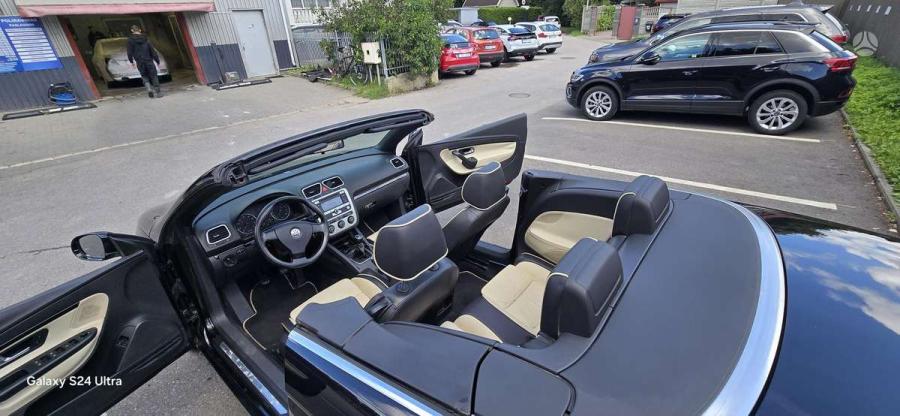 Melns Volkswagen Eos 2006 Kauņa, ar dzinēja tilpumu 2.00 L un nobraukumu 186 tūkst. km par 3400 €, foto 14 vietnē AUTOMOTO.COM.LV